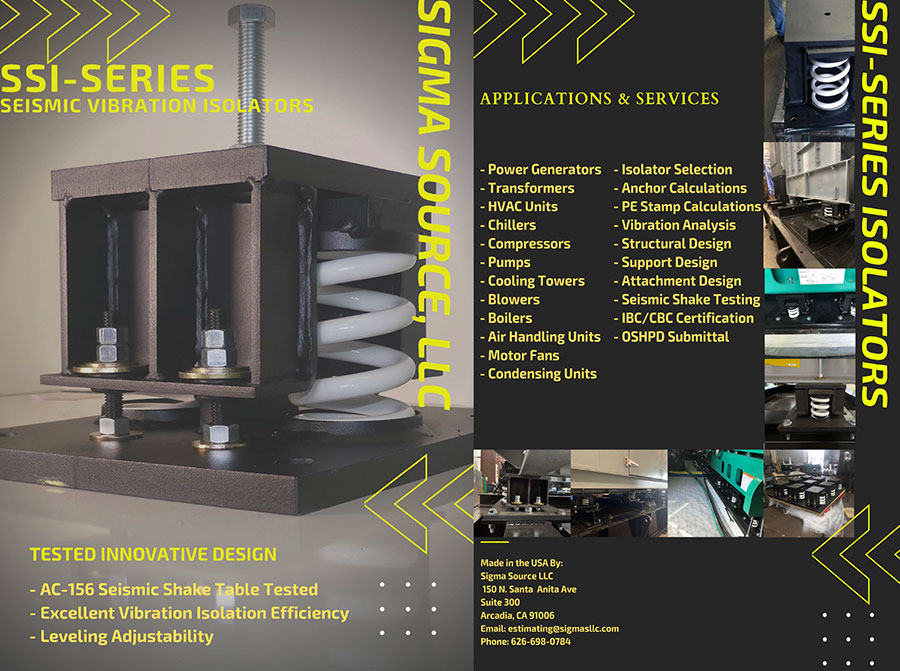Vibration Isolation Analysis and Design | Seismic Certification OSHPD ...